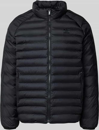 adidas Originals Steppjacke mit Stehkragen und Logo-Print