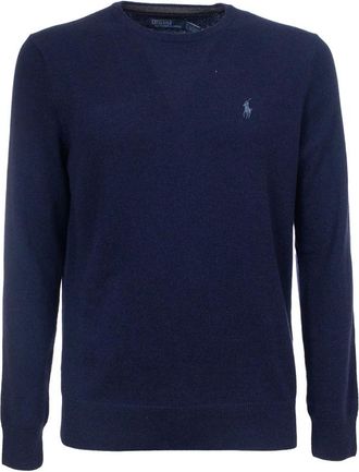 Polo Ralph Lauren Homme, Pulls, Bleu, Taille: XL Tricot ras du cou