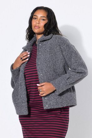 STUDIO UNTOLD Kurzjacke Jacke oversized Wolloptik