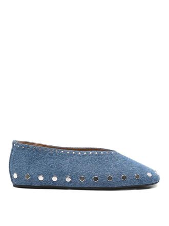 Ganni Ballerinas - Blau