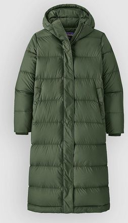 Patagonia Silent Down Long Parka canopy green