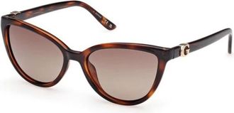 Guess Femme, Accessoires, Brun, Taille: 55 MM Lunettes de soleil oeil-de-chat