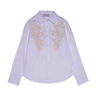 Ermanno Scervino Cotton Poplin Shirt - - Blouses & Shirts - Damen - Wei&szlig; - M