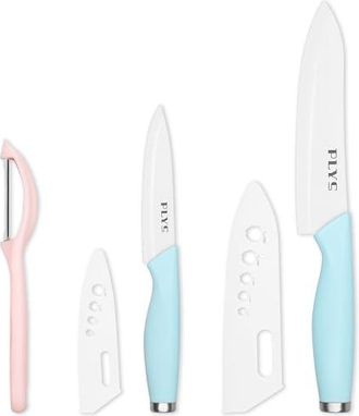 Plys Couteau Ceramique Cuisine Ensembles de Couteaux: Set Couteau C&eacute;ramique de Cuisine Couteaux Legume Viande Bleu