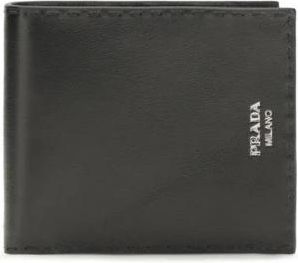 Prada Saffiano Leder Geldb&ouml;rse - - Accessories - Herren - Schwarzk - ONE SIZE
