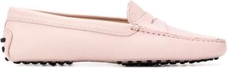 Tod's Femme, Chaussures, Rose, Taille: 37 EU Mocassins en cuir &agrave; bout rond
