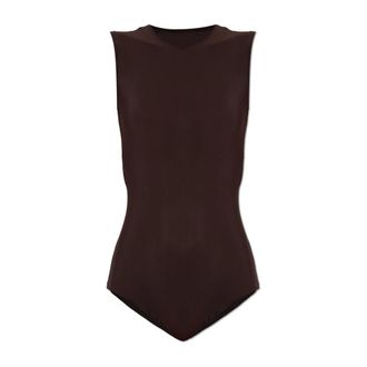 Maison Margiela Technischer Jersey-Body - - Tops - Damen - Braun - M