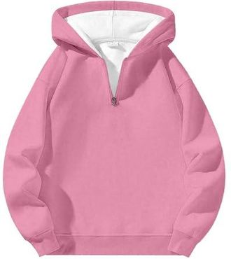 Generic Sweats &agrave; capuche et sweats &agrave; capuche pour homme 2025 avec fermeture &eacute;clair - Pull &agrave; capuche uni - Pull &agrave; capuche amusant tendance pour femme Y2K - Ten