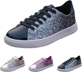 Generic Baskets &agrave; paillettes pour femme - Chaussures de sport tendance respirantes - Chaussures de course &agrave; pied - Chaussures de jogging - Chaussures de march