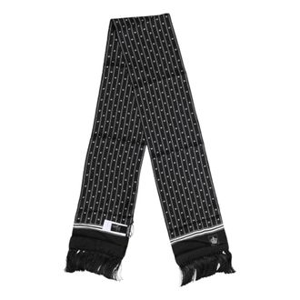 Dolce & Gabbana Homme, Accessoires, Noir, Taille: ONE Size Skinny Scarf
