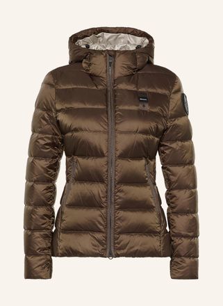 Blauer Lightweight-Daunenjacke Charme braun