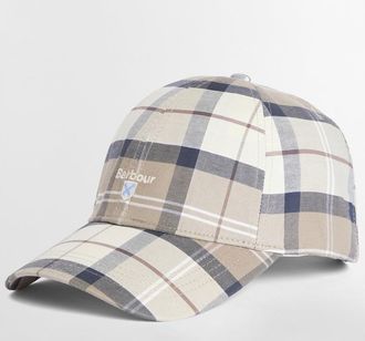 Barbour Baseball Cap mit Tartanmuster und Logo-Stickerei in