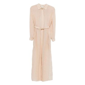 Le Kasha Femme, Robes, Beige, Taille: 38/40 FR Robe Avec Ouverture Au Dos