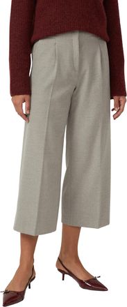 s.Oliver High Rise Culotte aus Flanell mit klassischer Bundfalte