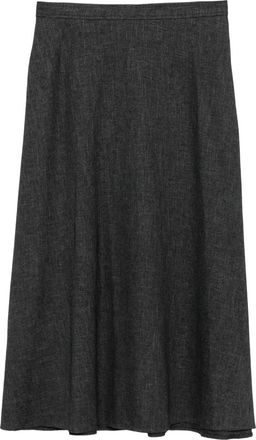 Vince jupe en laine mélangée - Gris