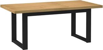 vidaXL Esstisch noain U-Form-Beine 180x90x75 cm Massivholz Kiefer - Vidaxl