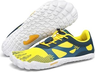 Saguaro Chaussure Minimaliste Homme Femme Chaussures Aquatiques Légère Flexible Chaussures de Trail Respirant Barefoot Shoes pour Running Fitness Jaune GR.43