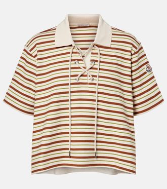 Moncler Polohemd aus Baumwoll-Jersey