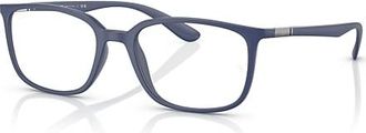 Ray-Ban Rb7208 Optics Blau Fassung Klar Glas Polarisiert 54-18