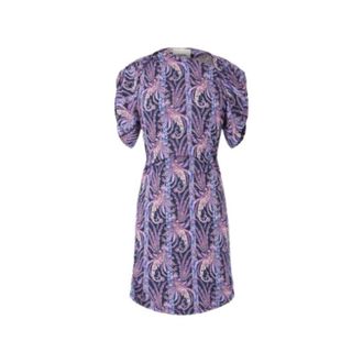 Isabel Marant Kurzes lilafarbenes Baumwollkleid - - Dresses - Damen - Lila - S