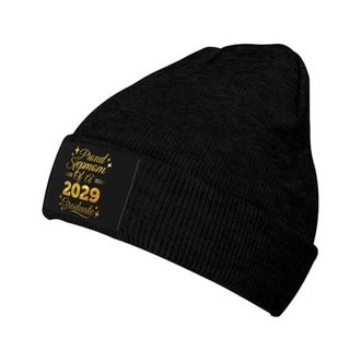 Generic Classique Tricot&eacute; Bonnet, Belle-m&egrave;re fi&egrave;re dun dipl&ocirc;m&eacute; de 2029, Coupe-Vent Chapeau dhiver Tricot&eacute;, Bonnet Hiver Chaud Tricot pour Cyclisme, Sports, Ad