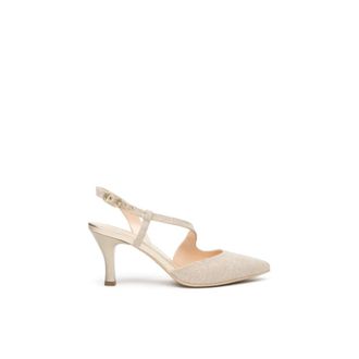 Nero Giardini Femme, Chaussures, Beige, Taille: 37 EU Pointed Toe Slingback Pump