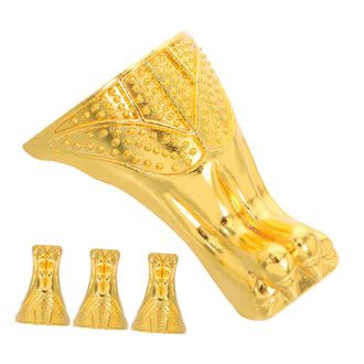 Angoily 4stücke Untere Möbelecke Vintage-eckbein Eckschutz Für Kistenfüße Eckstützfüße Für Vintage-möbel Dekorative Eckhalterung Für Schmuckkästchen Schrank U