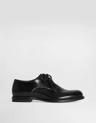 Dolce & Gabbana Schn&uuml;rschuhe Aus Kalbsleder - Frau Collection Schwarz 40.5