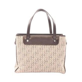 Celine Sac &agrave; main vintage en toile Pre-owned - Femme - Pre-owned - Beige - Taille: ONE Size