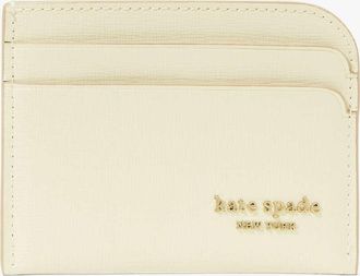 Kate Spade New York Kate Spade Devin Kartenetui f&uuml;r Frauen in S&uuml;&szlig;e Creme | Leder