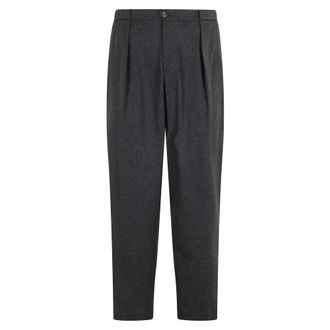 BRIGLIA 1949 Homme, Pantalons, Gris, Taille: S PortobelloS Cropped Pantalons