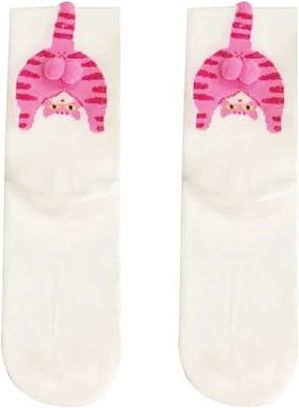 Generic Chaussettes boules de chat, chaussettes mignonnes avec boules moelleuses, chaussettes mignonnes en coton 3D avec boules de chat, chaussettes en coton 