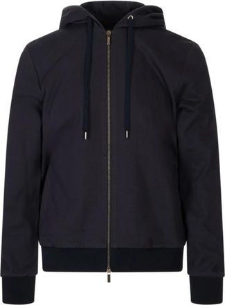 PESERICO Sweatshirt aus Baumwoll-Interlock - - Sweatshirts & Hoodies - Herren - Blau - M