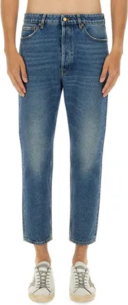 Golden Goose Slim Fit Cotton Denim Jeans - Blue