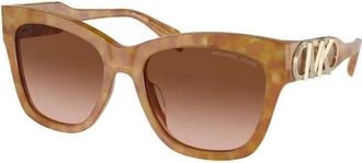 Michael Kors Femme, Accessoires, Brun, Taille: ONE Size Lunettes de soleil &agrave; monture en ac&eacute;tate