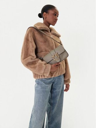 Pinko Handtasche Love One Mini Slouchy Fl Al 25-26 104340 A0QO Grau