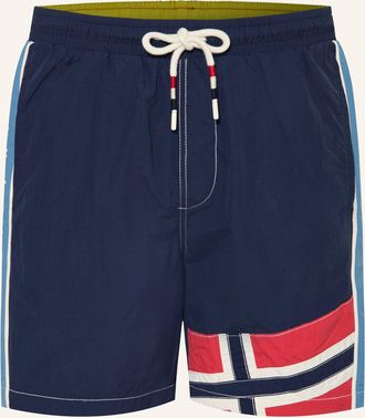 Napapijri Badeshorts V-Reflect blau
