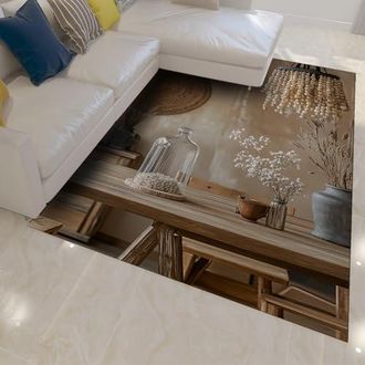 Generic Tapis de Cuisine Minimaliste Style Nordique, Tapis antid&eacute;rapants au Sol &agrave; Poil Bas, Moquette Douillette pour Salon, Chambre, Salle &agrave; Manger, Bureau &agrave; 