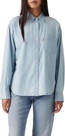 Levi's Femme Chemise Boyfriend Harlie Where is She Blue S