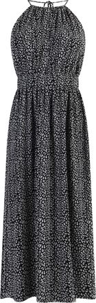 Faina Midikleid aus Chiffon Damen schwarz weiss