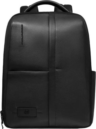 Piquadro Homme, Sacs, Noir, Taille: ONE Size Russel Sac &agrave; Dos pour Ordinateur Portable 14