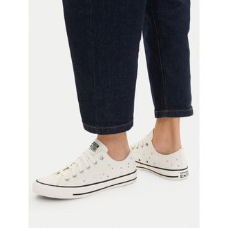 Converse Sneakers aus Stoff Converse Chuck Taylor All Star Mini Studs A17872C &Eacute;cru