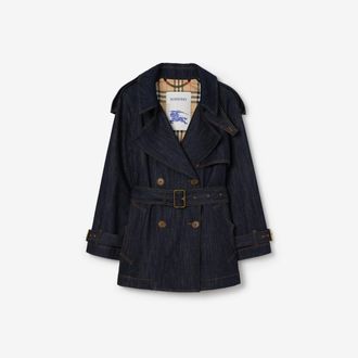 Burberry Trench court Fitzrovia en denim, Size: 06
