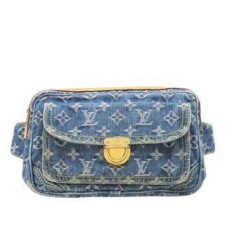 Louis Vuitton Pre-owned Monogram Denim G&uuml;rteltasche - - Pre-owned - Damen - Blau - ONE SIZE