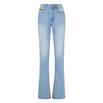 Philipp Plein Femme, Jeans, Bleu, Taille: W27 Jeans Flare Fit NEW Baroque