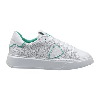 Philippe Model Perforierte Leder-Sneakers - - Shoes - Damen - Wei&szlig; - 41 EU