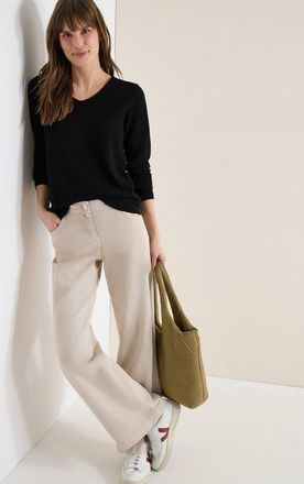 Cecil Strickpullover mit Strick-Detail