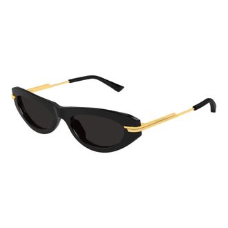 Bottega Veneta Schwarz/Graue Sonnenbrille Bv1368S - - Accessories - Damen - Schwarzk - 53 MM