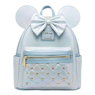 Loungefly Disney The Minnie Mouse Classic Series Mini sac &agrave; dos Motif ciel iris&eacute;, multicolore, One Size, Wdbk2835