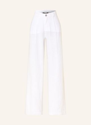 Marc Aurel Marc Aurel Marlenehose Aus Leinen weiss